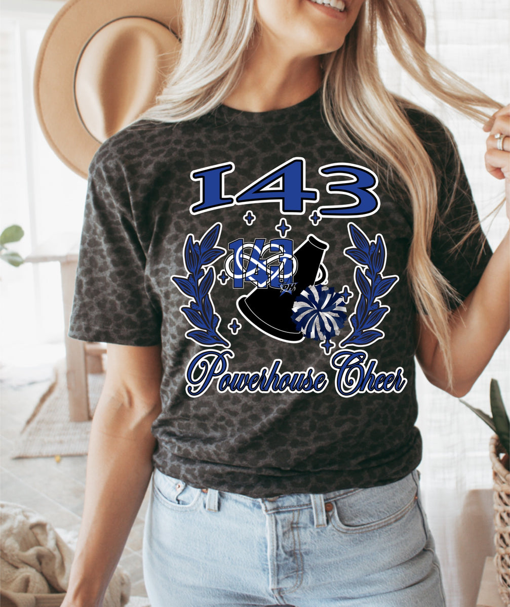 143 Powerhouse Cheer Coquette design – Pink Bulldog Boutique