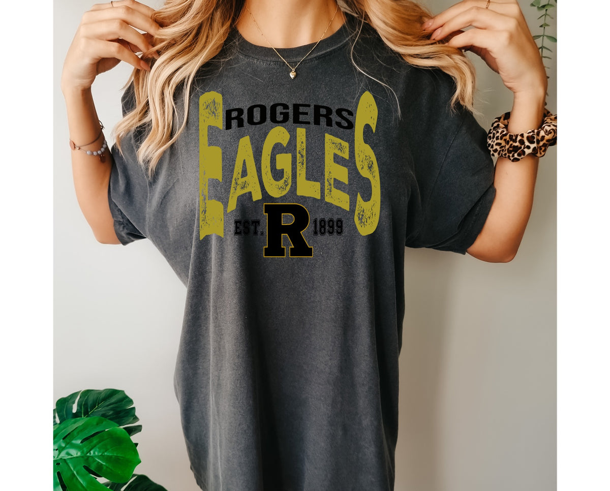 Rogers Eagles Vintage Design – Pink Bulldog Boutique